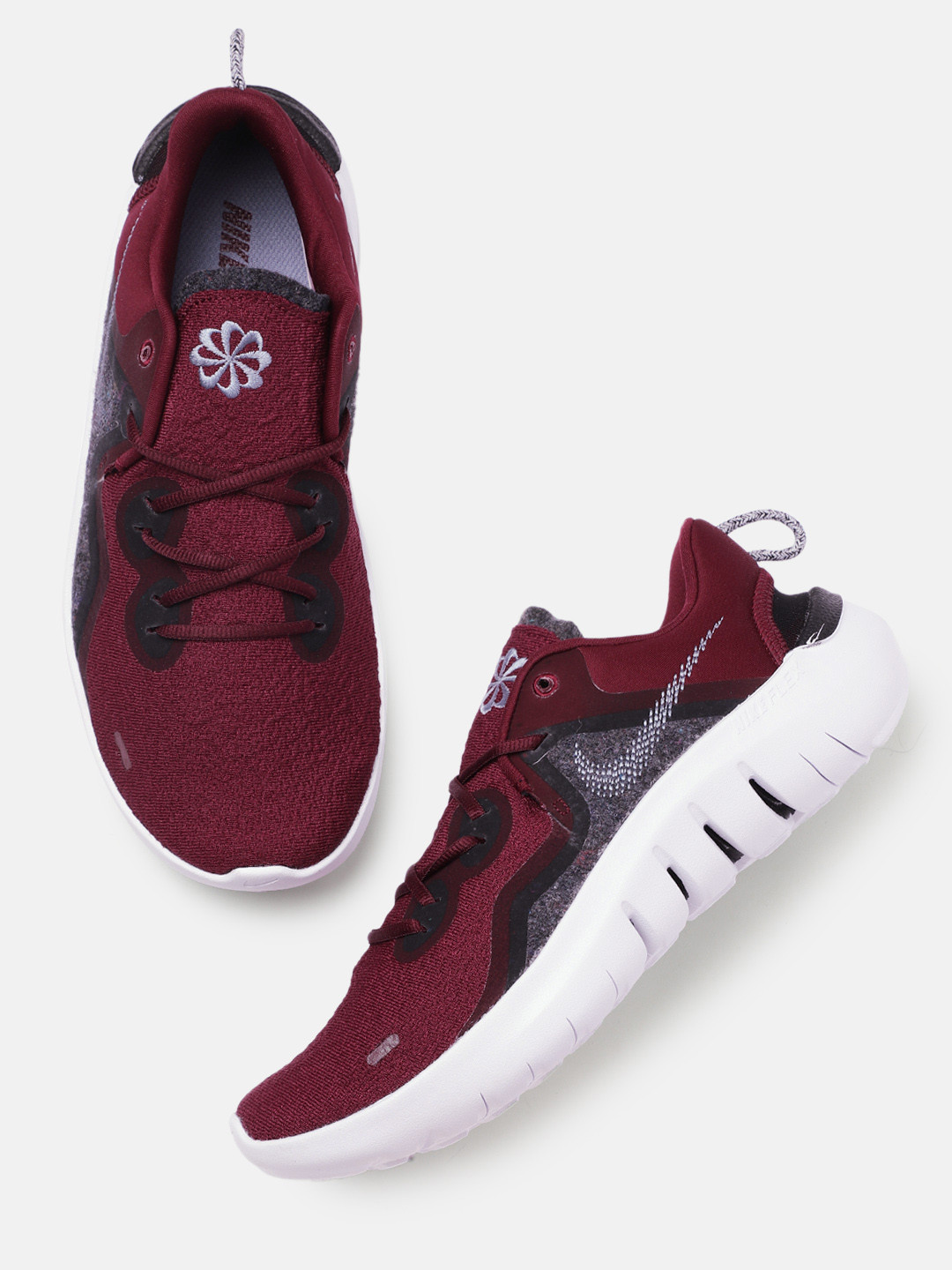 Buy Nike Women Maroon Flex 2021 Running Shoes - Sports Shoes for Women ...
