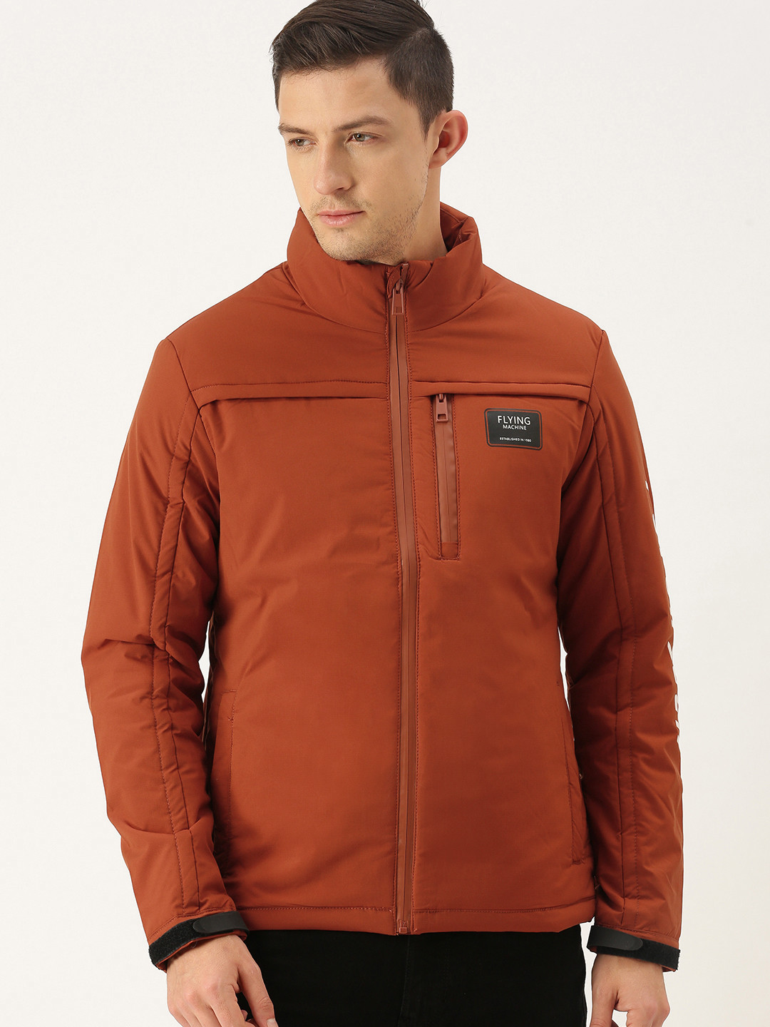 Buy Flying Machine Men Rust Tailored Jacket - Jackets for Men 15396196 ...