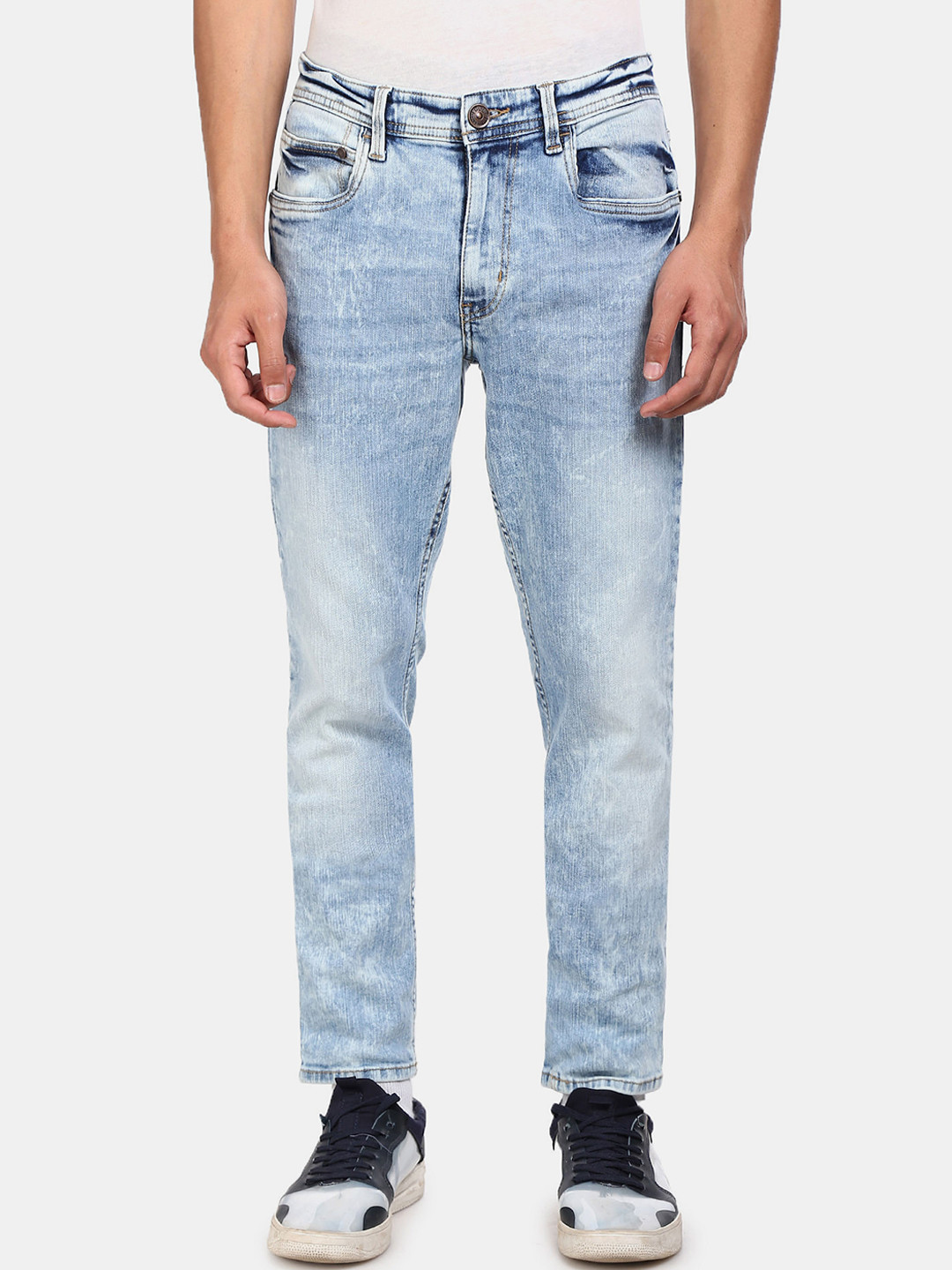 Buy Colt Men Blue Heavy Fade Stretchable Jeans - Jeans for Men 15397708 ...