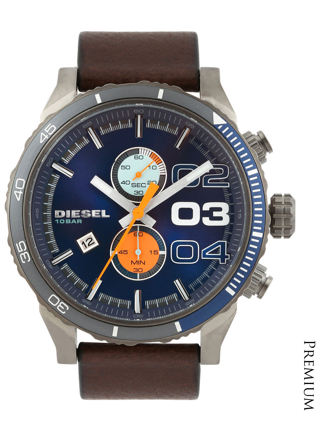 Buy DIESEL Men Blue Dial Chronograph Watch DZ4350 - Watches for Men ...