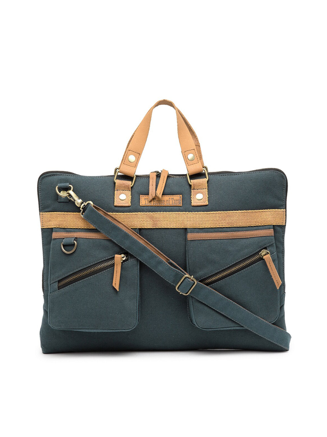 Buy The House Of Tara Unisex Navy Blue Laptop Bag - Laptop Bag for ...