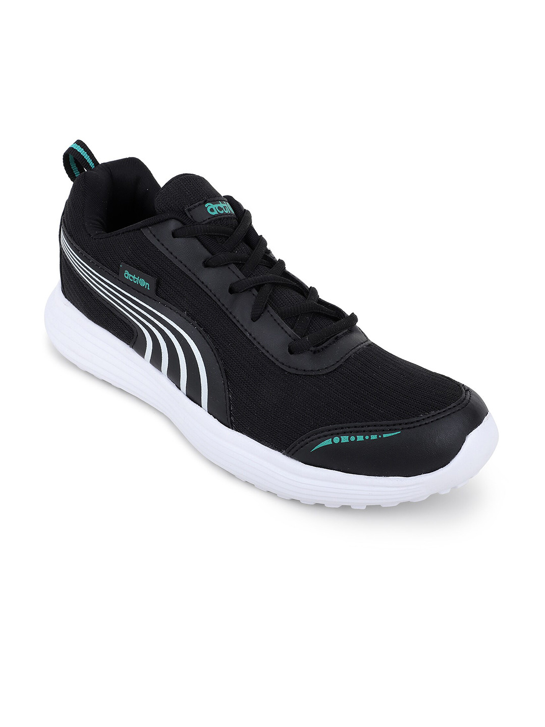 Buy Action Men Black Mesh Running Shoes - Sports Shoes for Men 15409228 ...