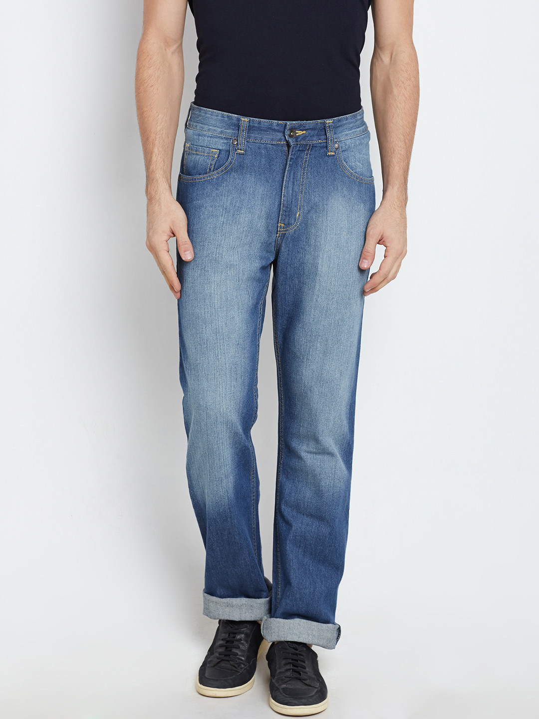 Buy John Players Men Blue Stretchable Jeans - Jeans for Men 1542390 ...