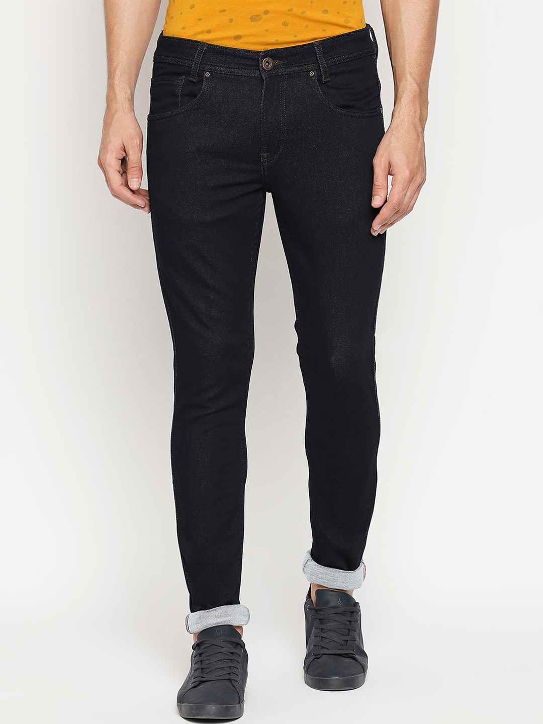 Buy Mufti Men Blue Skinny Fit Jeans - Jeans for Men 15429766 | Myntra