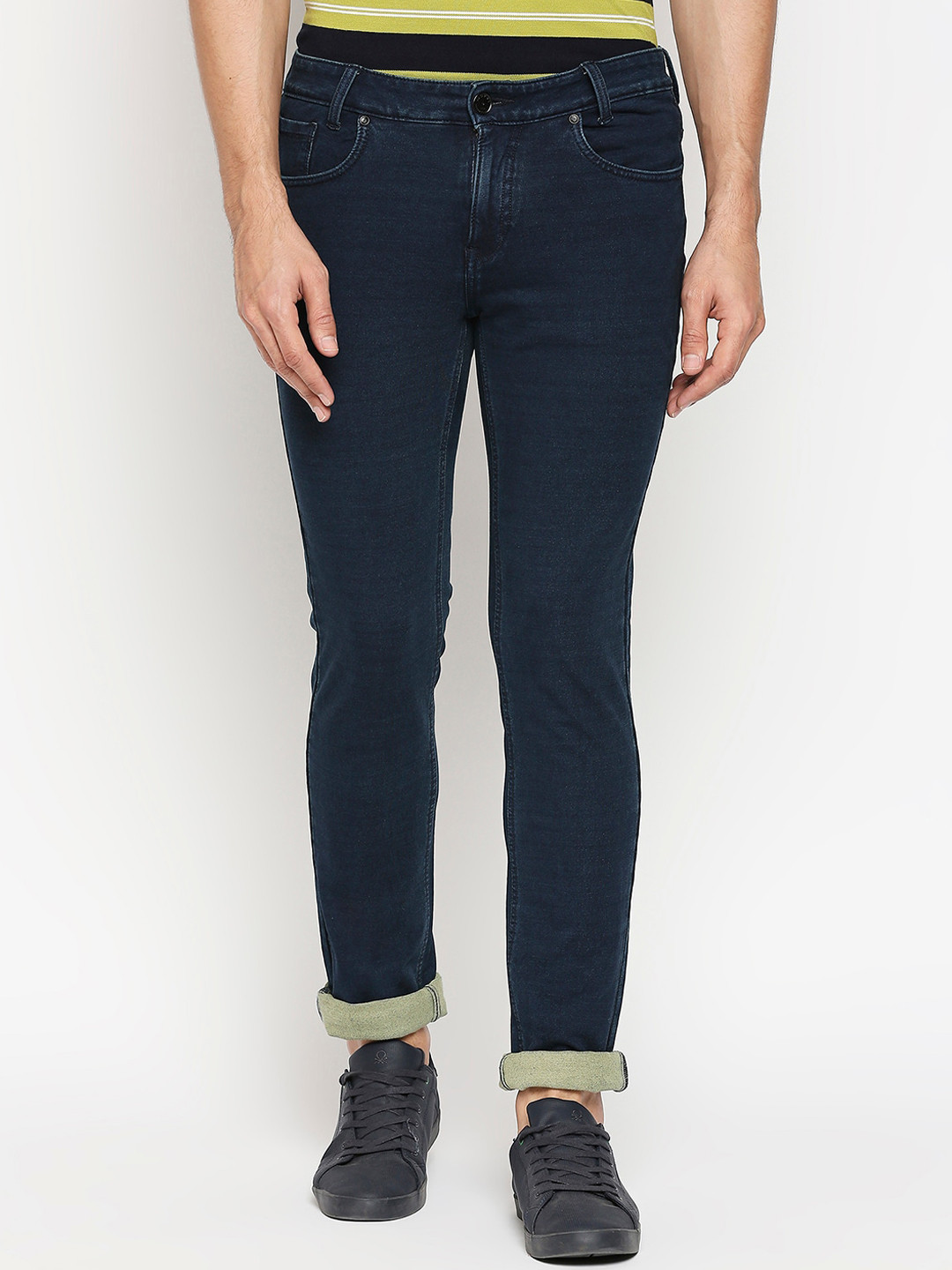 Buy Mufti Men Blue Slim Fit Jeans - Jeans for Men 15429784 | Myntra