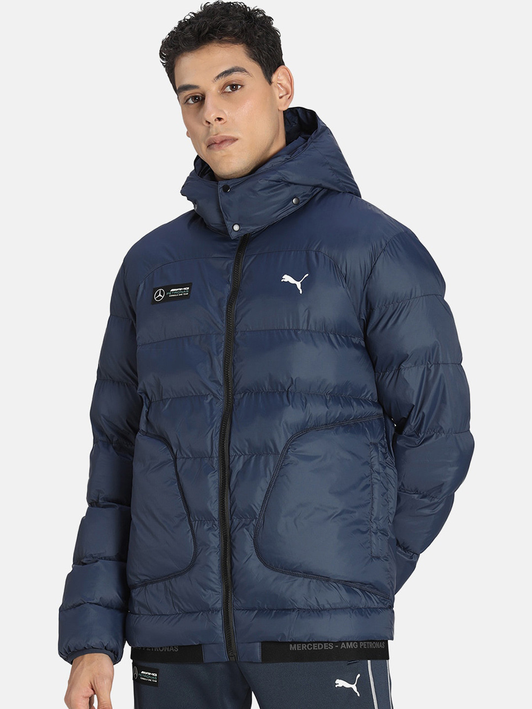 Buy PUMA Motorsport Longline Puffer Motorsports Regular Fit Jacket ...