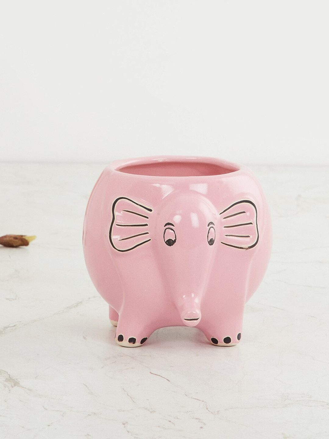 Buy Home Centre Pink Patterned Ceramic Planter - Planters for Unisex ...