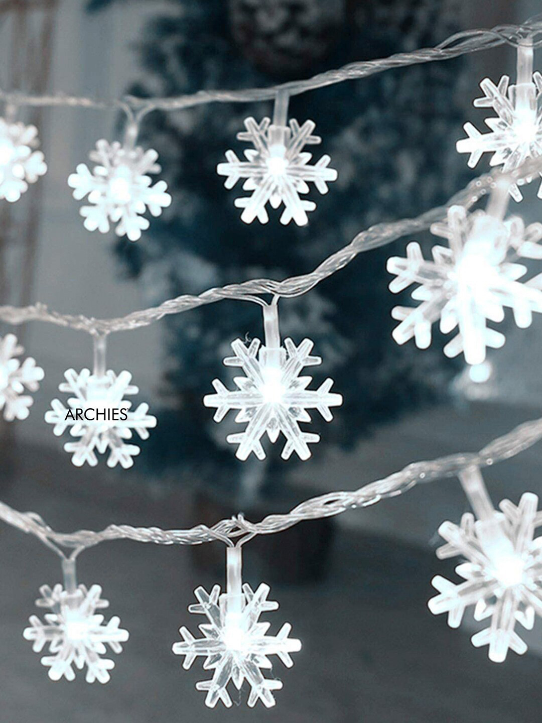 Buy Archies White Glass Quirky Outdoor String Lights - String Lights ...