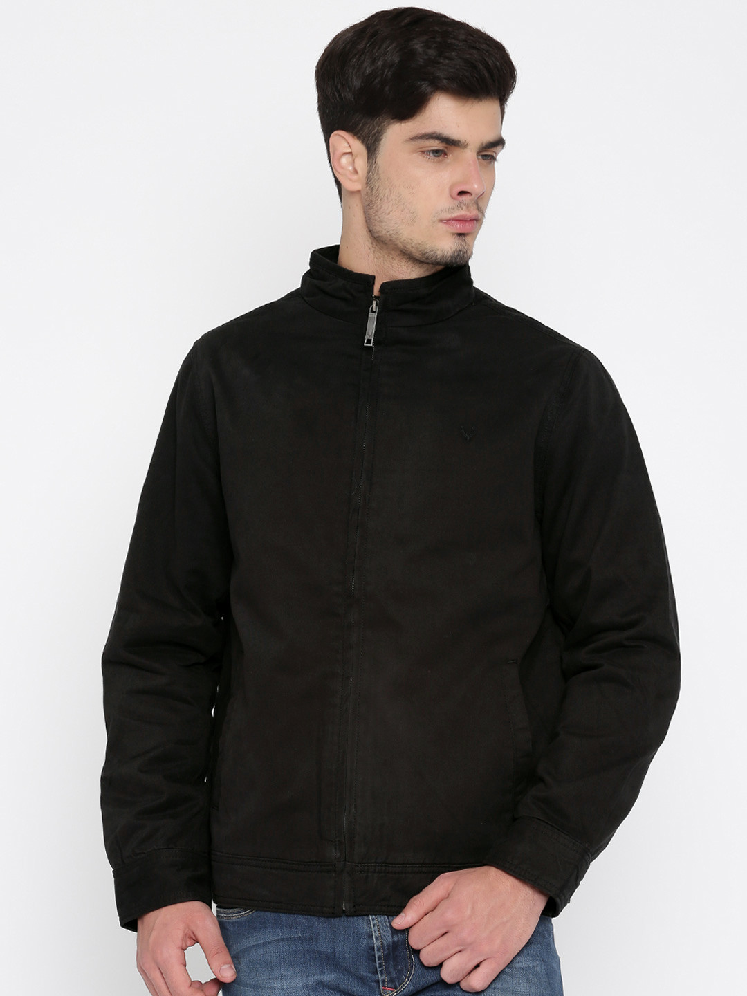 Buy Allen Solly Black Jacket - Jackets for Men 1544504 | Myntra