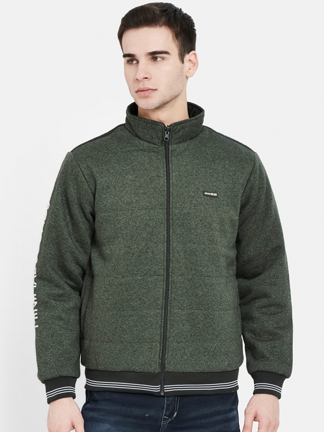 Buy Octave Men Olive Green Sweatshirt - Sweatshirts for Men 15465748 ...