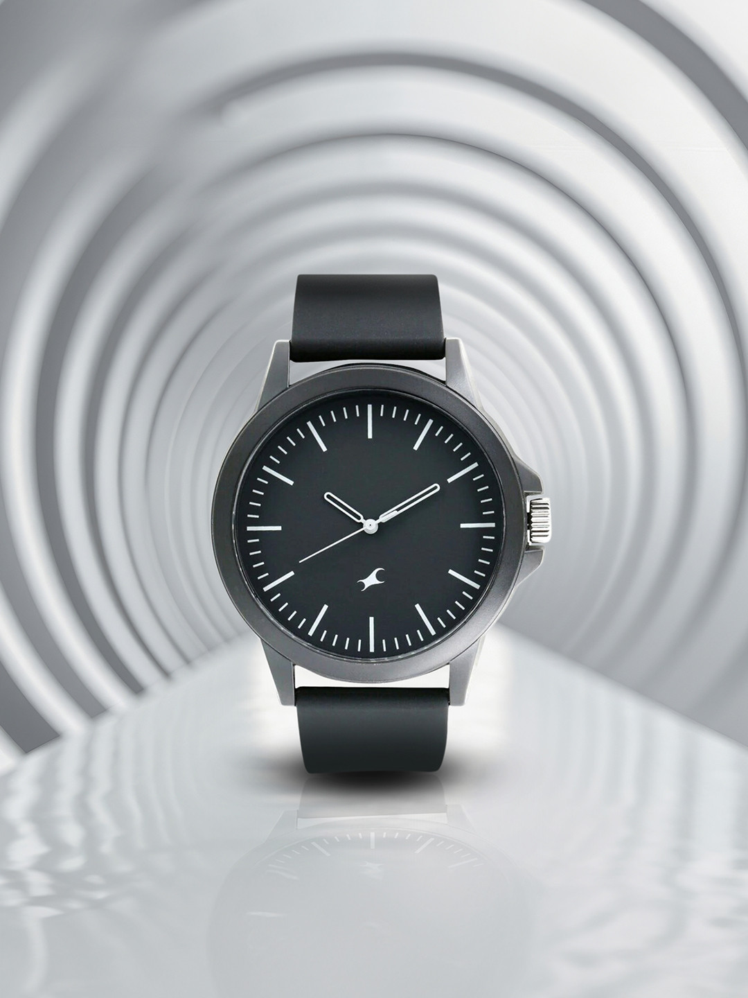 Buy Fastrack Unisex Black Dial & Silicon Straps Analogue Watch ...