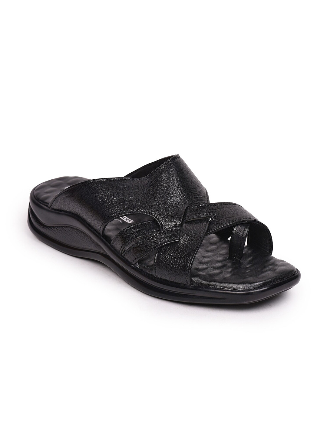 Buy Liberty Men Black Comfort Sandals - Sandals for Men 15474122 | Myntra