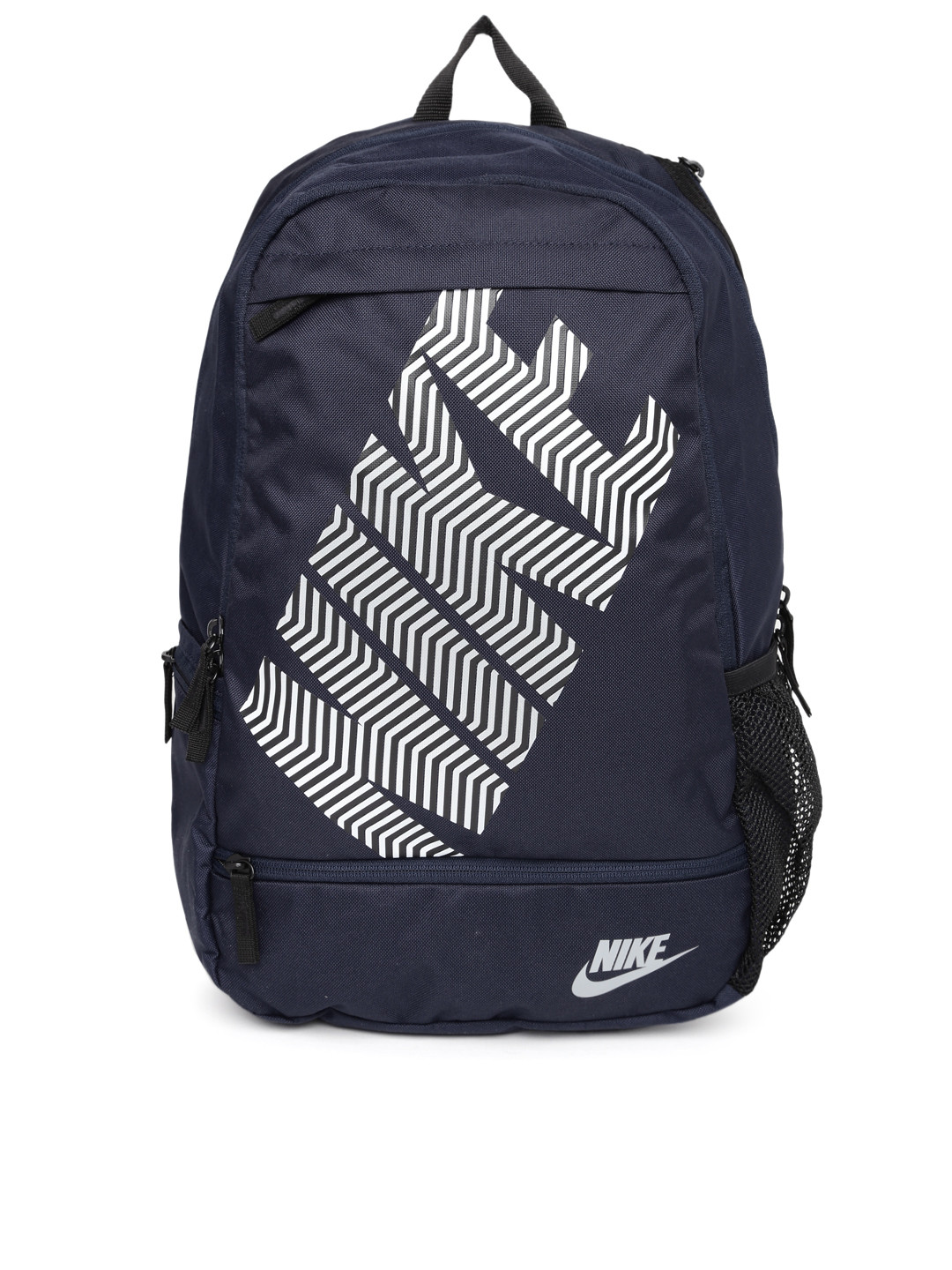 Buy Nike Unisex Navy Classic Line Printed Backpack - Backpacks for ...