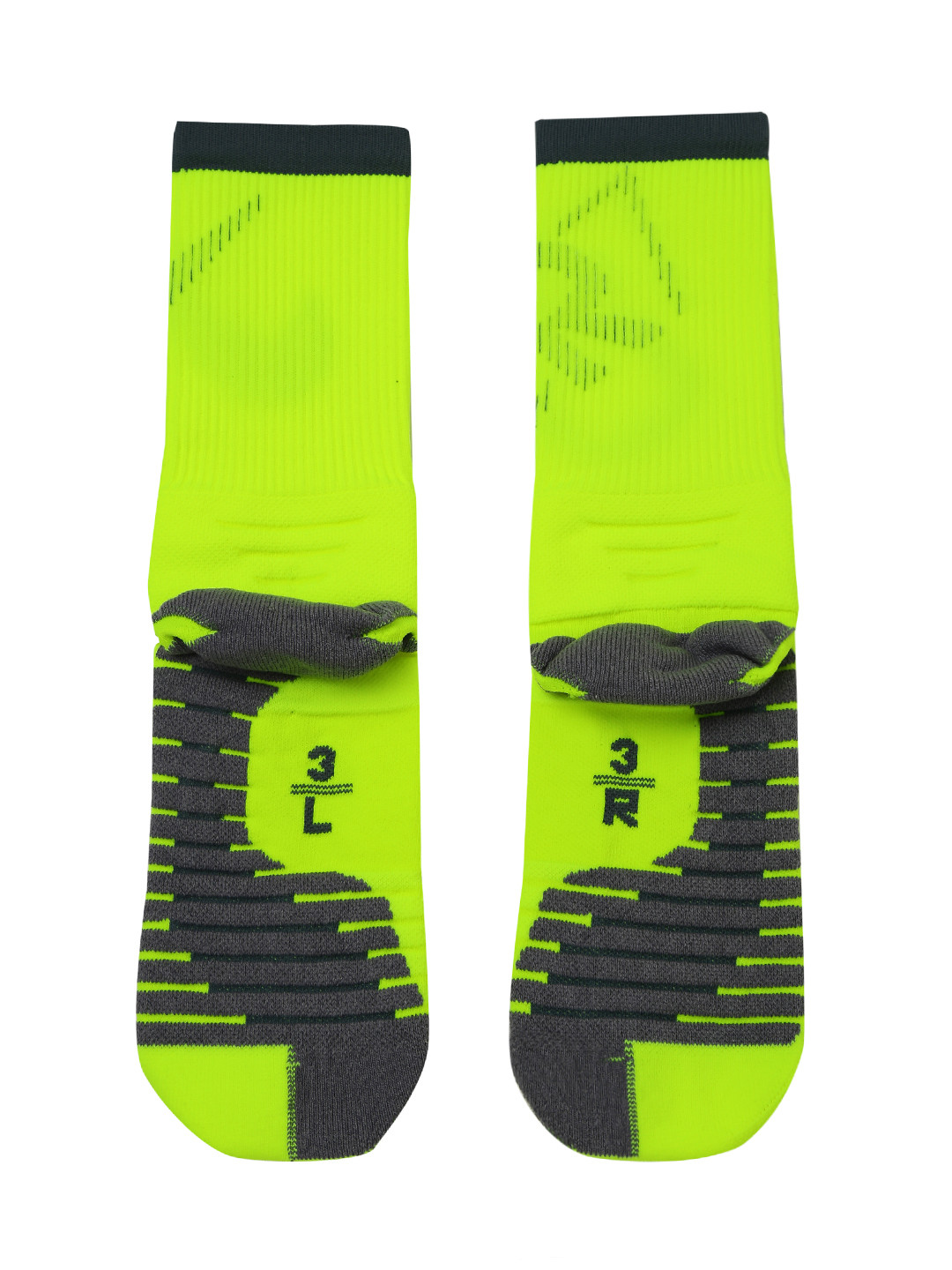 Buy Nike Unisex Fluorescent Green & Grey Strike CR7 Football Crew Socks ...