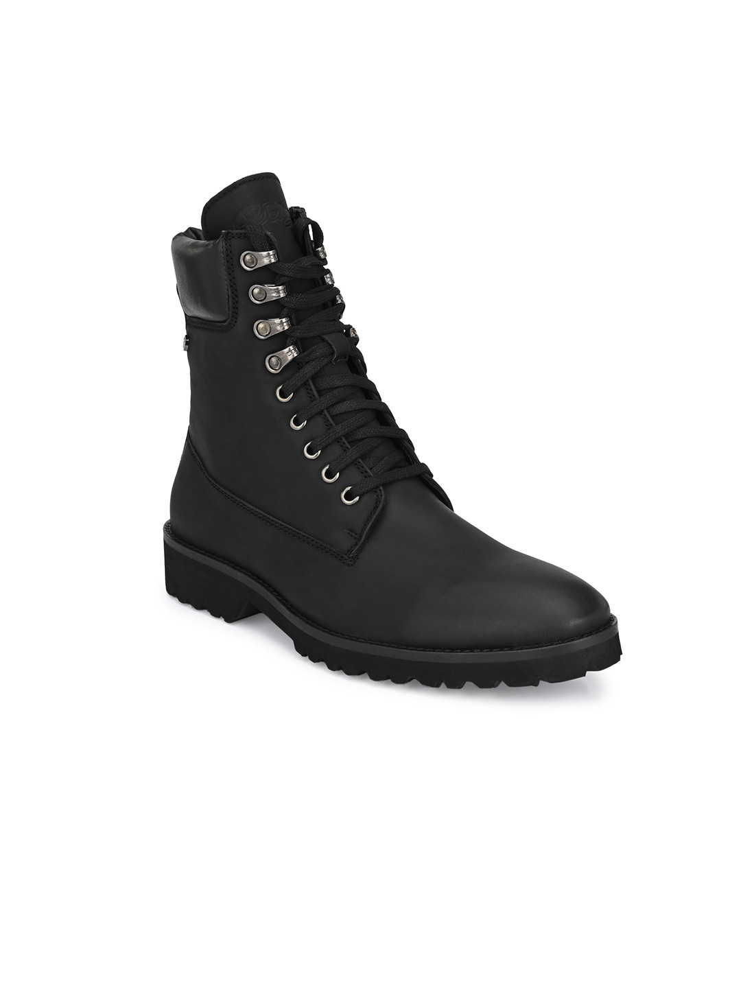 Buy Delize Men Black Flat Boots - Casual Shoes for Men 15485494 | Myntra