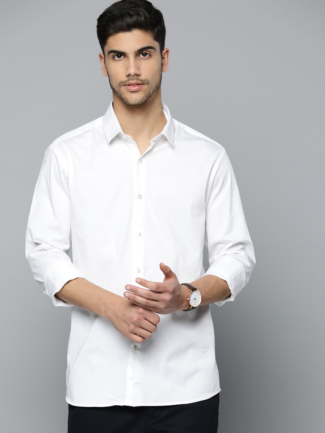 Buy Indian Terrain Men Contoured Fit Casual Shirt - Shirts for Men ...