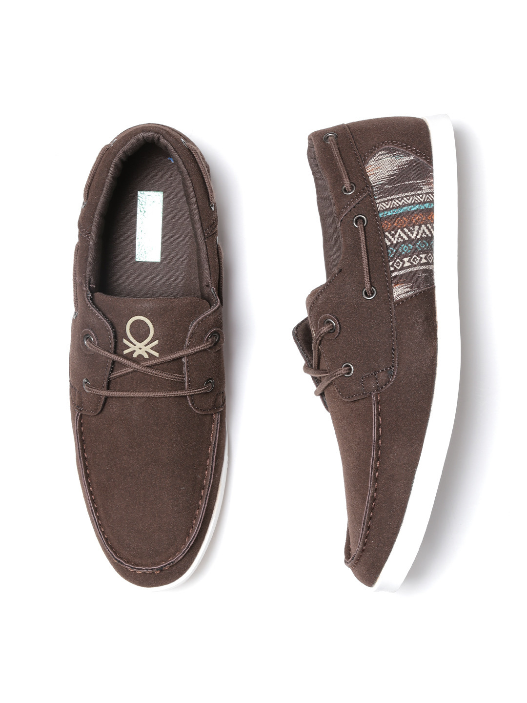 Buy United Colors Of Benetton Men Brown Boat Shoes - Casual Shoes for ...