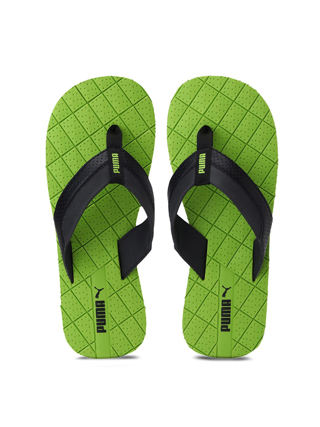 Buy Puma Lime Green Black PUMA Drive Flip Flops - Flip Flops for Unisex ...