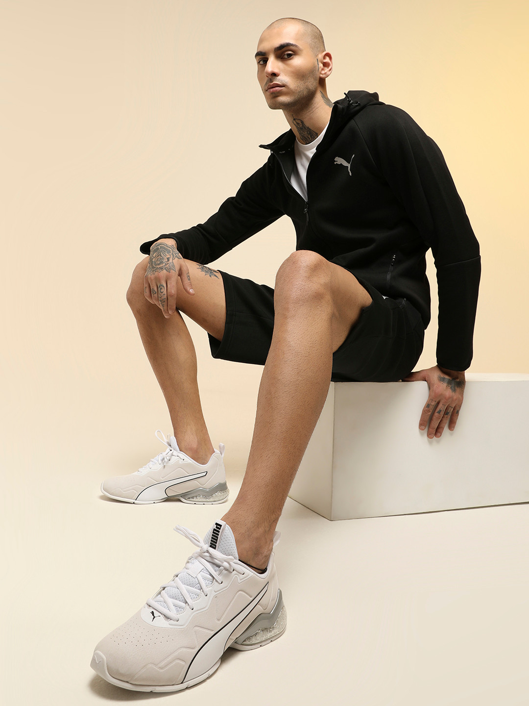 Buy Puma Men White Running Shoes - Sports Shoes for Men 15503472 | Myntra