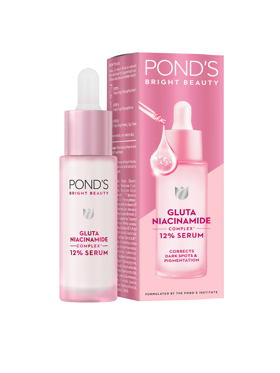 Buy Ponds Bright Beauty Spot Less Glow Serum Infused With Hyaluronic ...