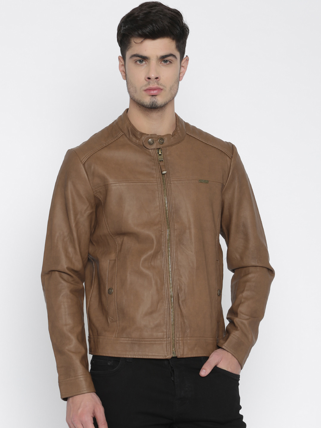 Buy ALCOTT Brown Bomber Jacket - Jackets for Men 1552066 | Myntra