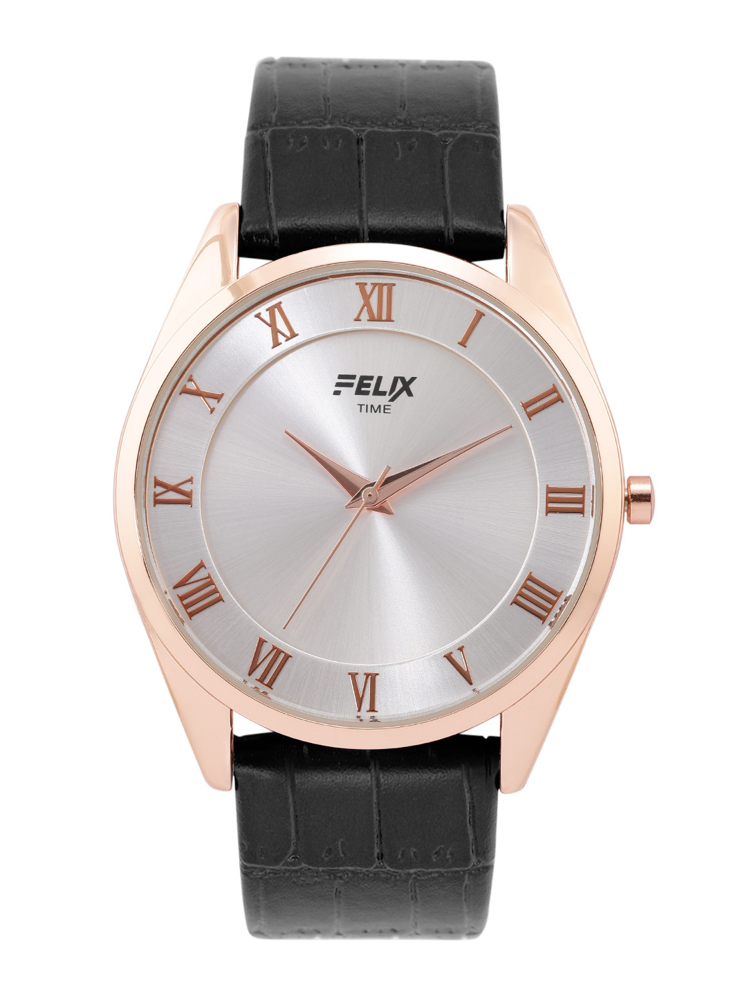 Buy FELIX Men White Textured Leather Analogue Watch F90216GCOW ...