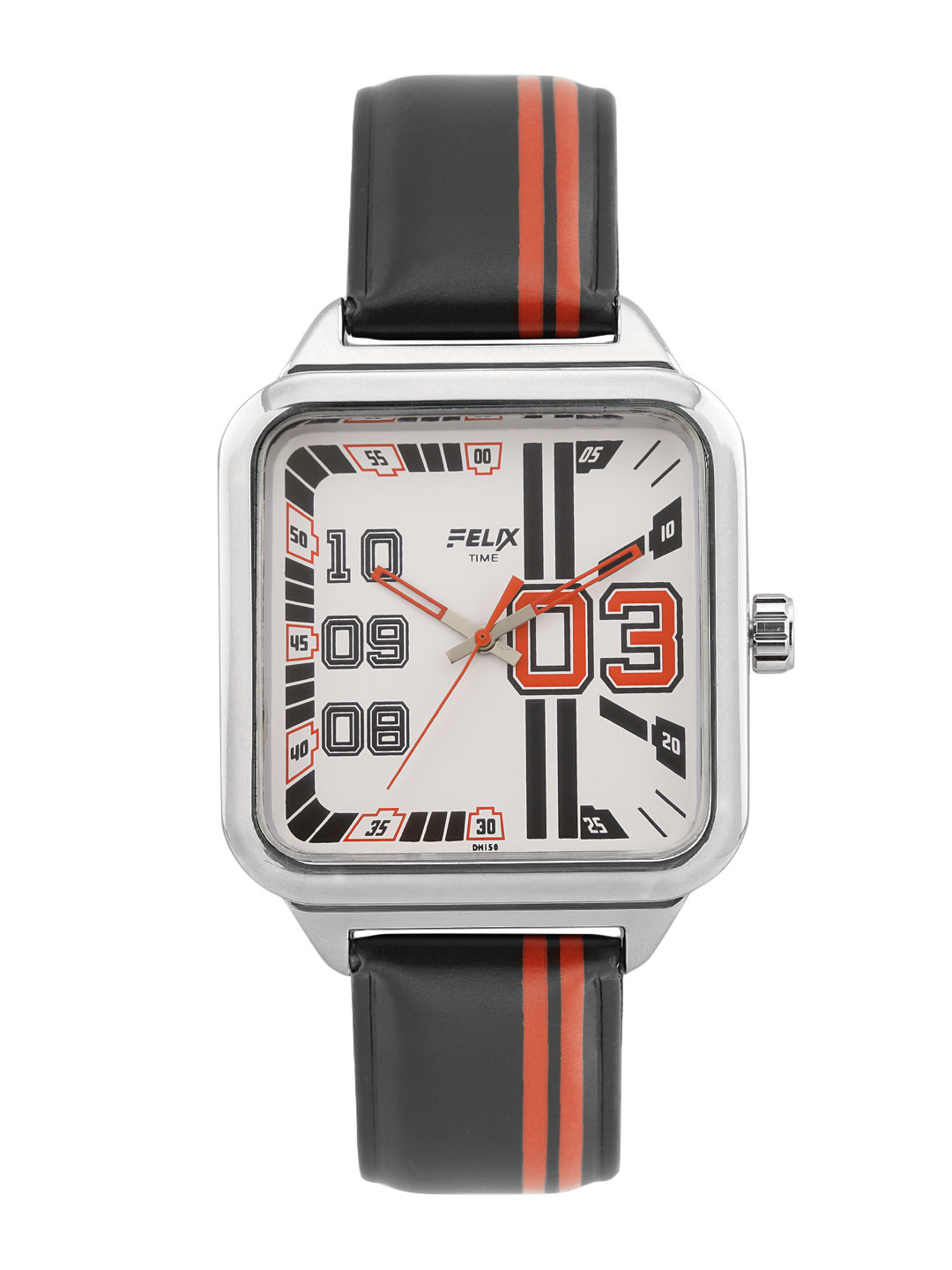 Buy FELIX Men White Printed Analogue Watch F299GORW - Watches for Men ...