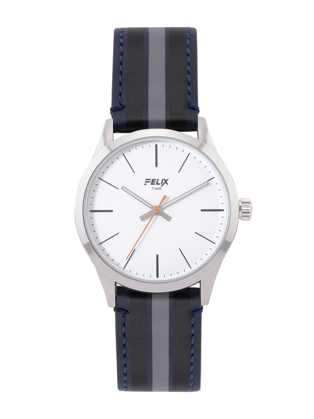 Buy FELIX Men White Leather Analogue Watch F902GBLW - Watches for Men ...