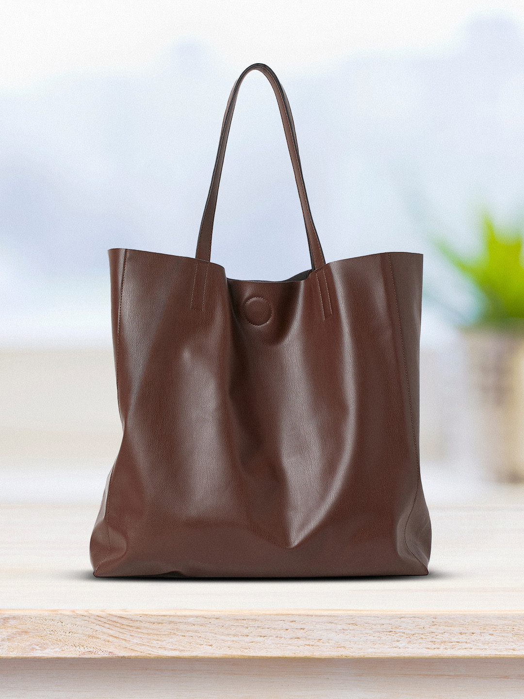 Buy H&M Women Brown Shopper Shoulder Bag - Handbags for Women 15530978 ...