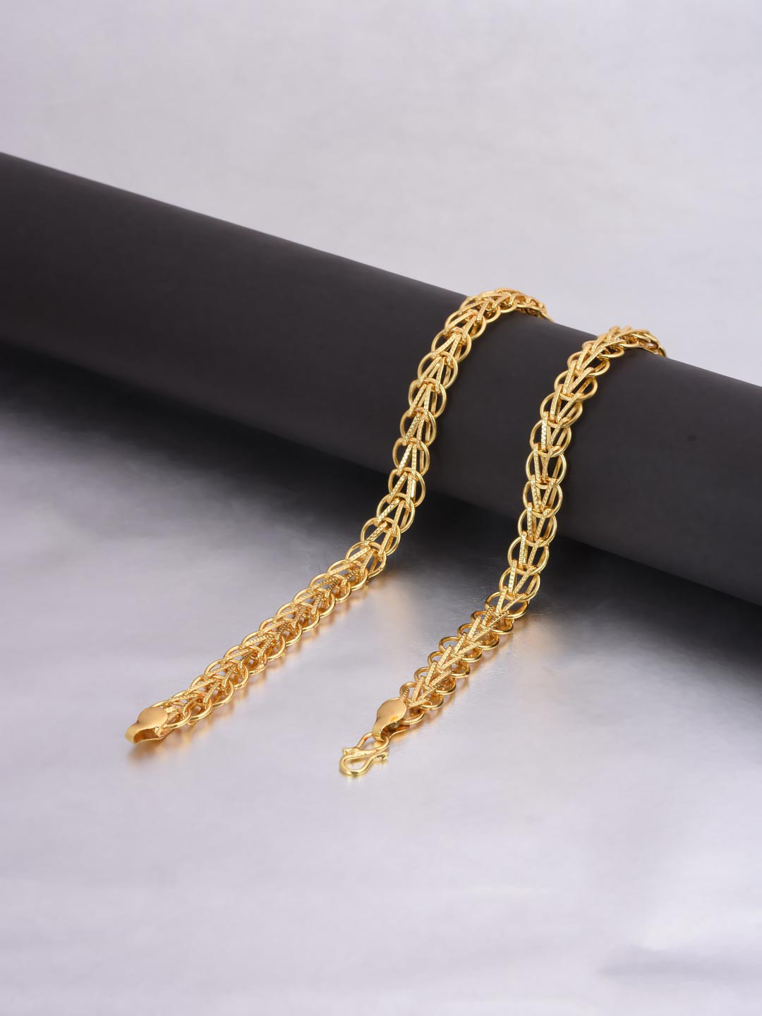 Buy Tistabene Men Gold Plated Hand Made Gold Chain - Necklace And ...