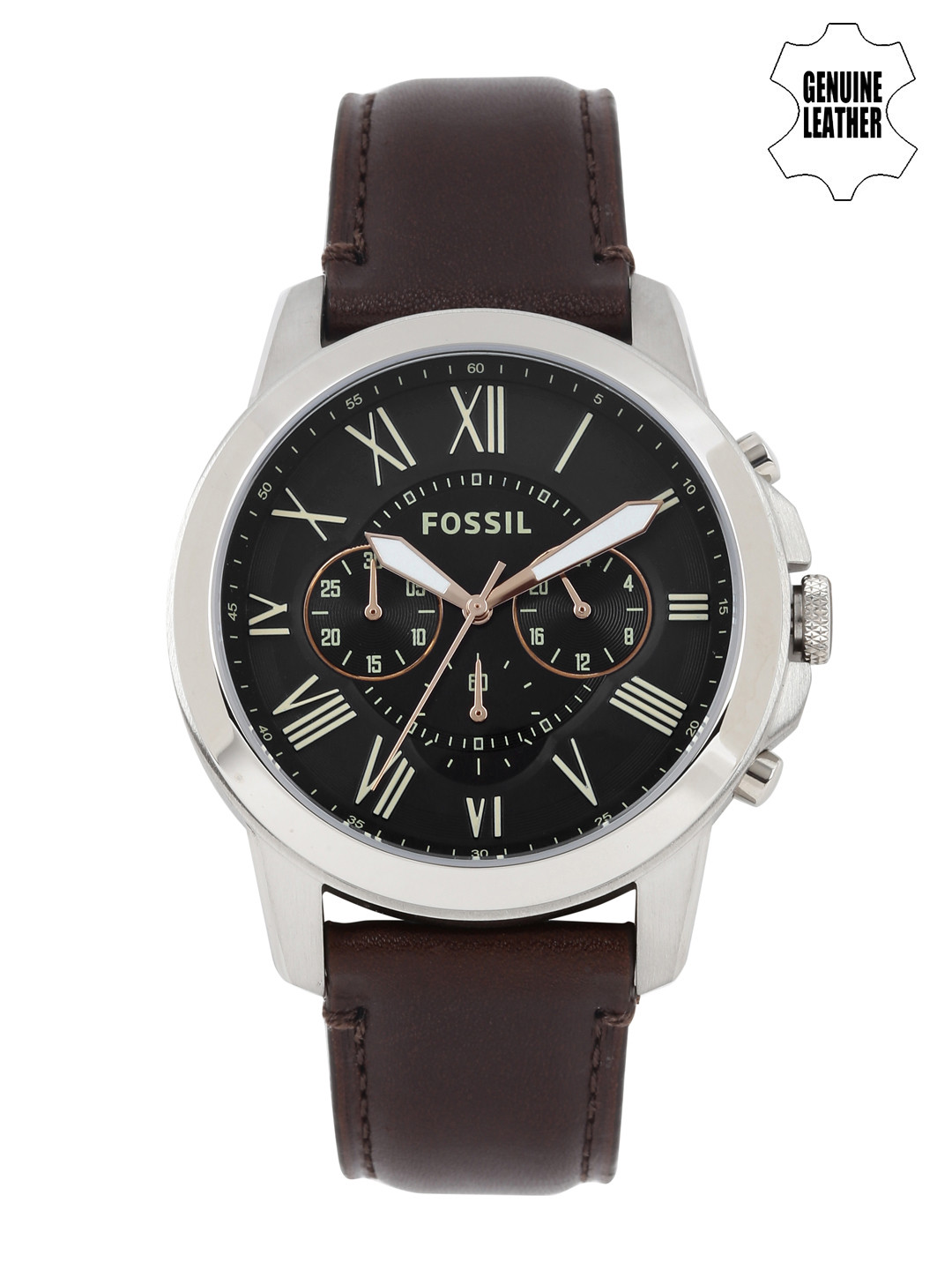 Buy Fossil Men Black Chronograph Watch FS5135SET - Watches for Men ...