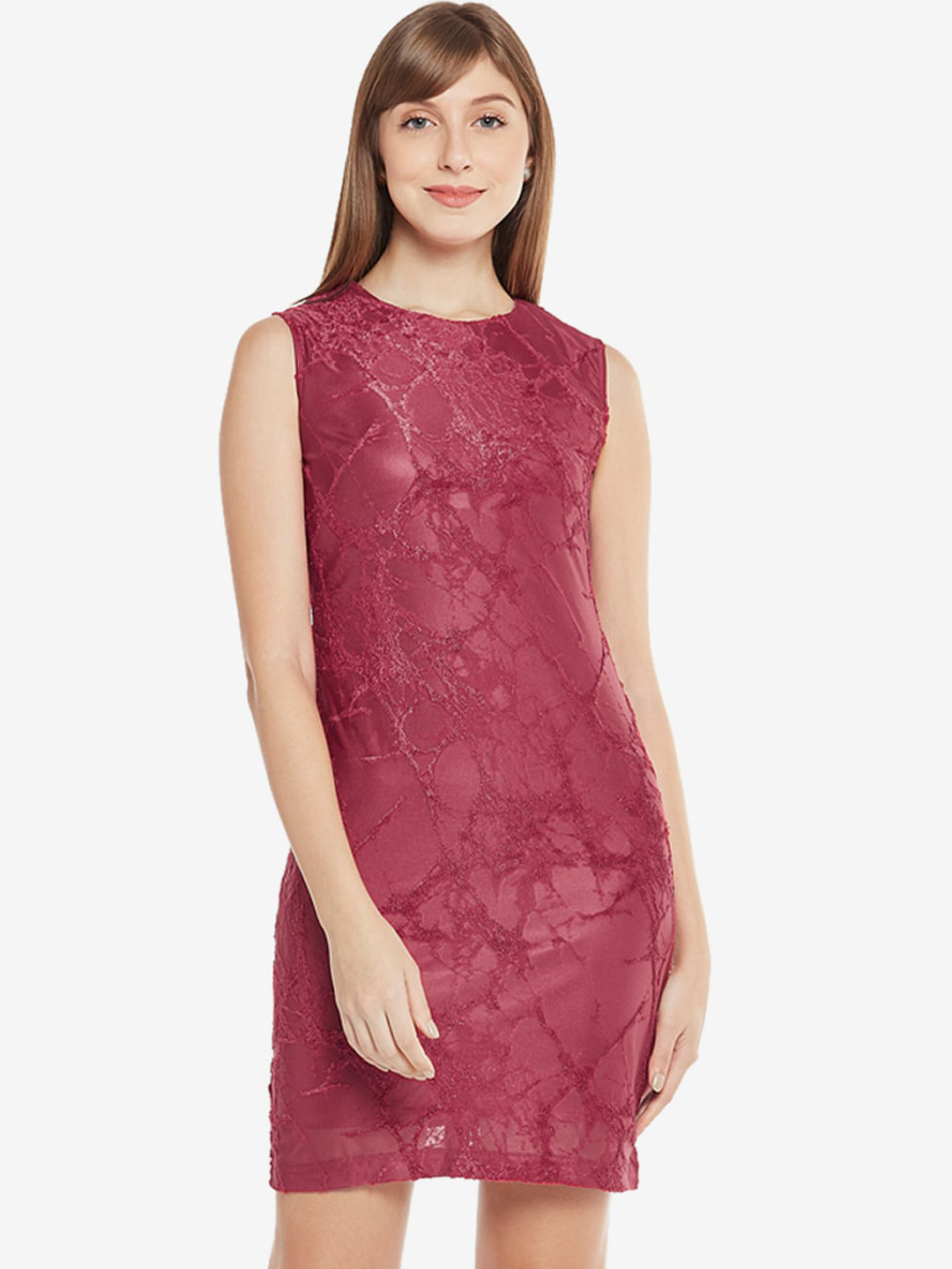 Buy Emmyrobe Rust Red Sheath Dress - Dresses for Women 15570060 | Myntra