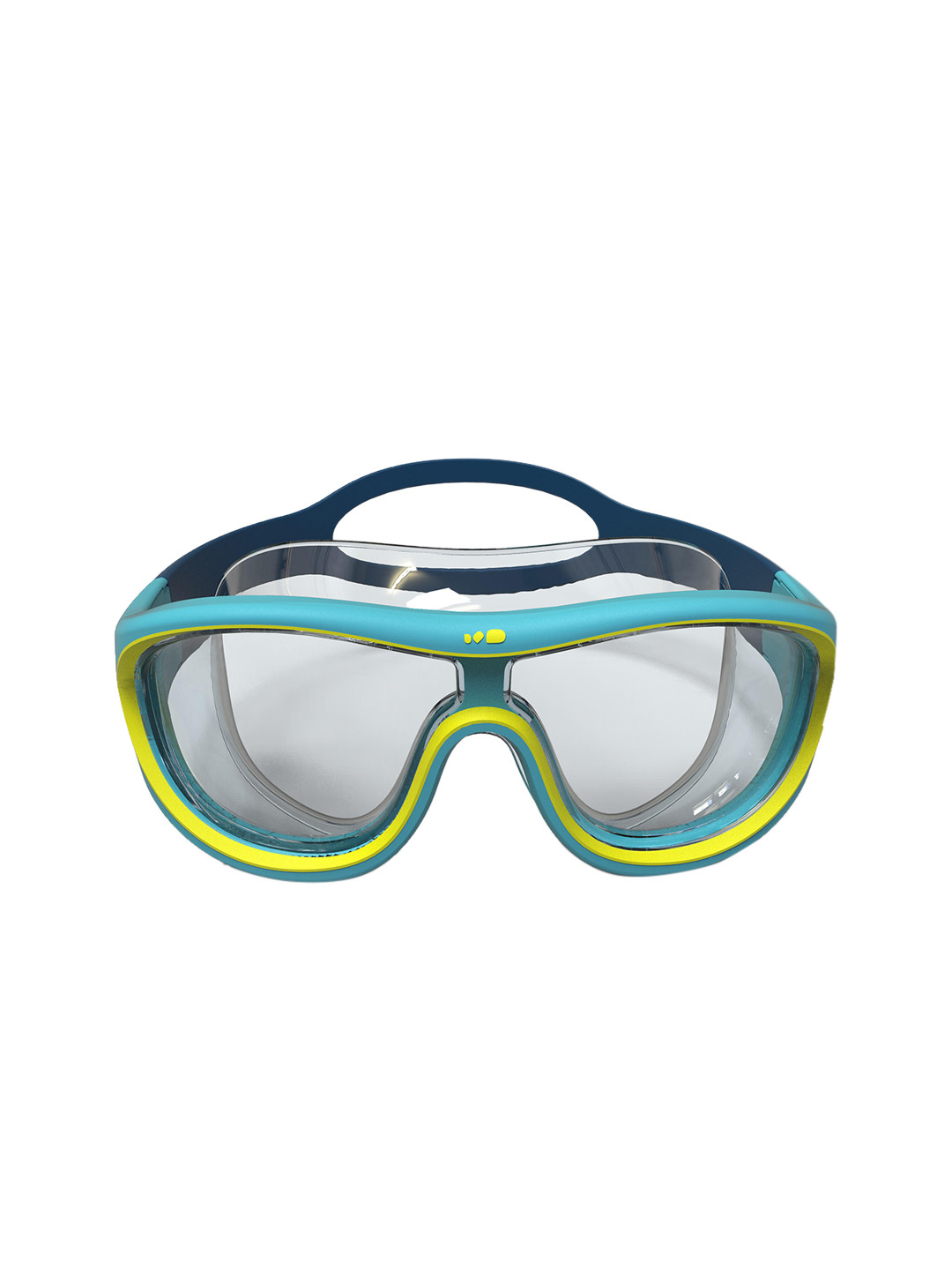 Buy Nabaiji By Decathlon Blue & Yellow Swimdow Swimming Pool Mask ...