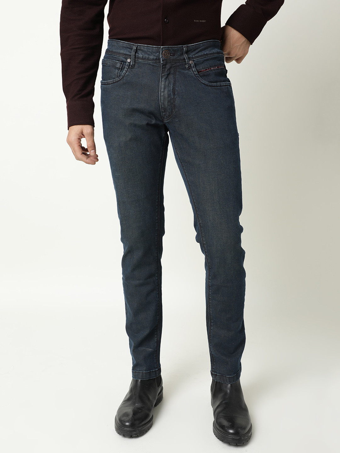 Buy RARE RABBIT Men Earth 2 Slim Fit Jeans - Jeans for Men 15575950 ...