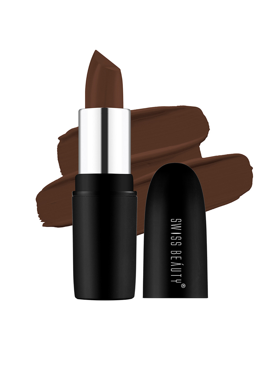 Buy SWISS BEAUTY Pure Matte Lipstick Coffee 227 - Lipstick for Women ...