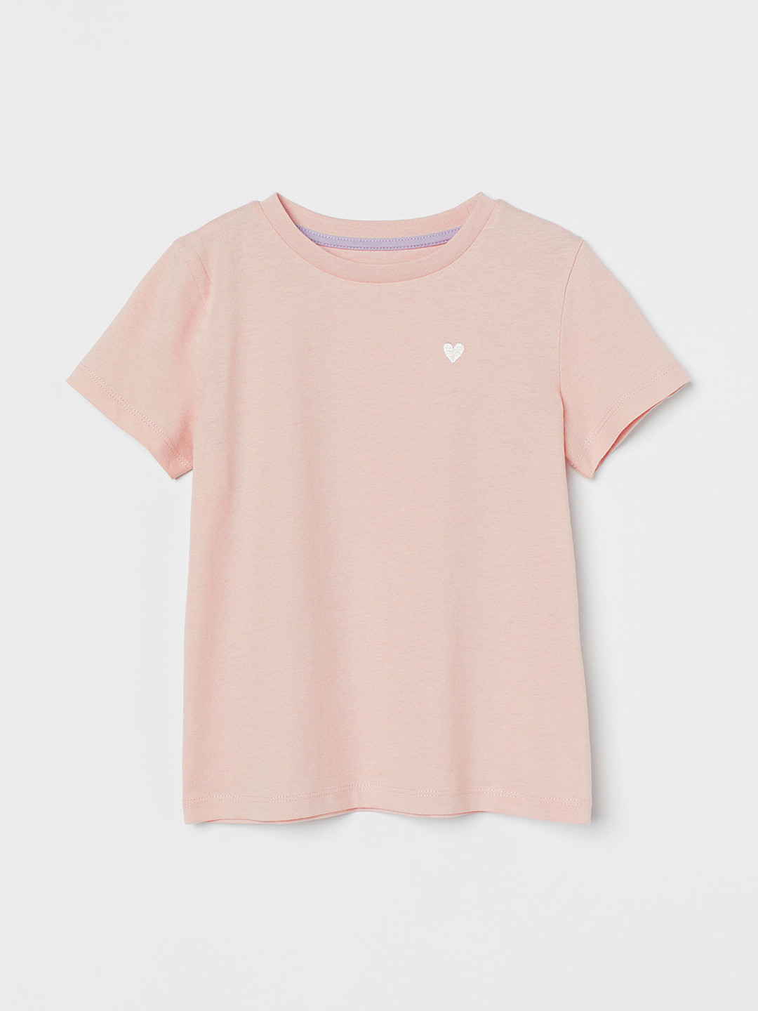 Buy H&M Girls Pink Cotton Jersey T Shirt - Tshirts for Girls 15581950 ...