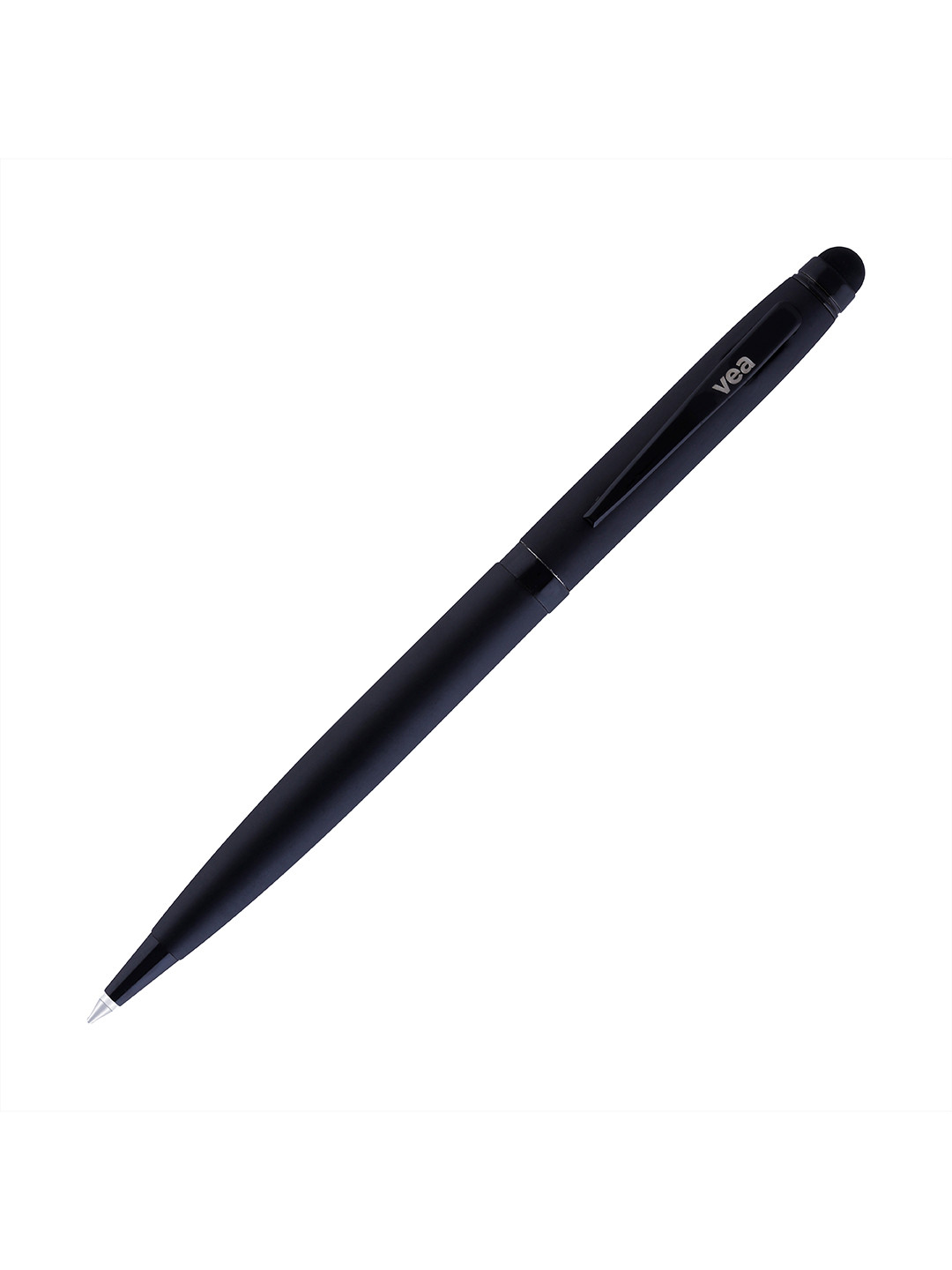 Buy VEA Black Stylus Matt Chrome Ballpoint Pen - Pens for Unisex ...