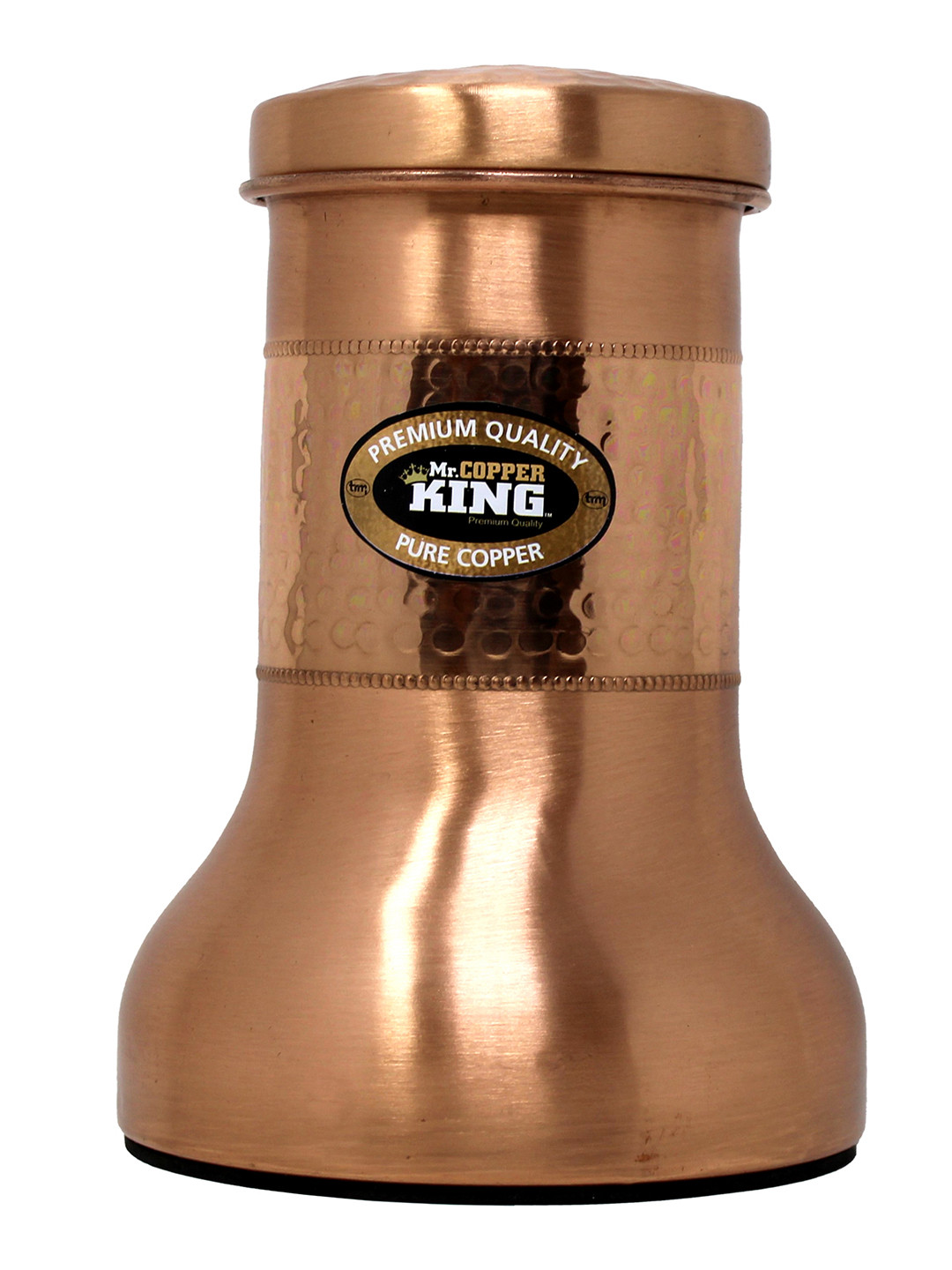 Buy MR. COPPER KING Copper Toned Premium Copper Bottle 1300ml - Water ...