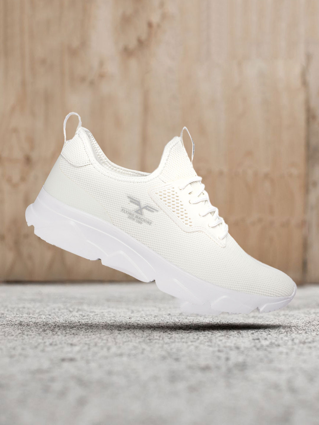 Buy Flying Machine Men Off White Goudin Walking Shoes - Sports Shoes ...