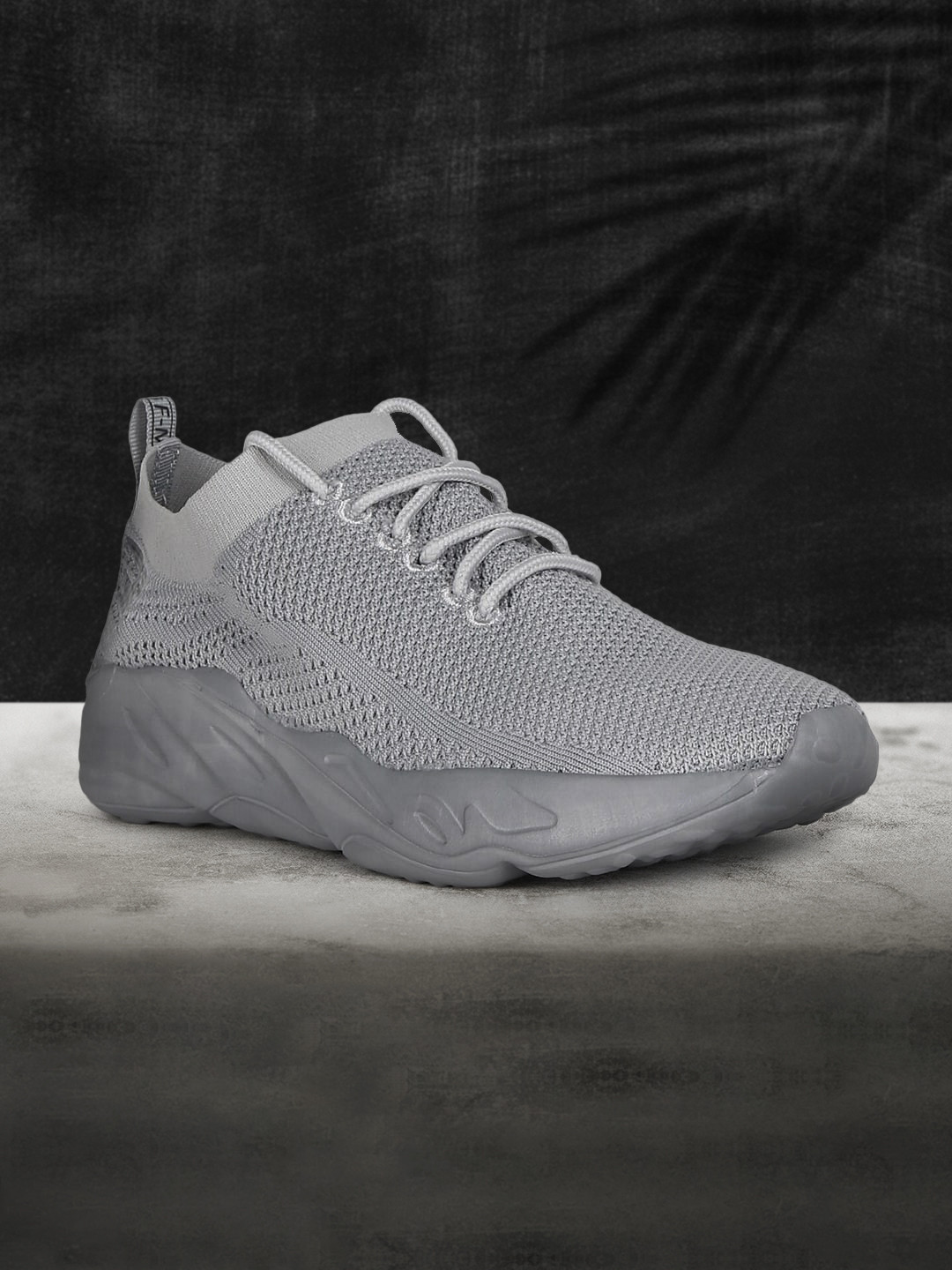 Buy Flying Machine Men Grey Textile High Top Walking Shoes - Sports ...