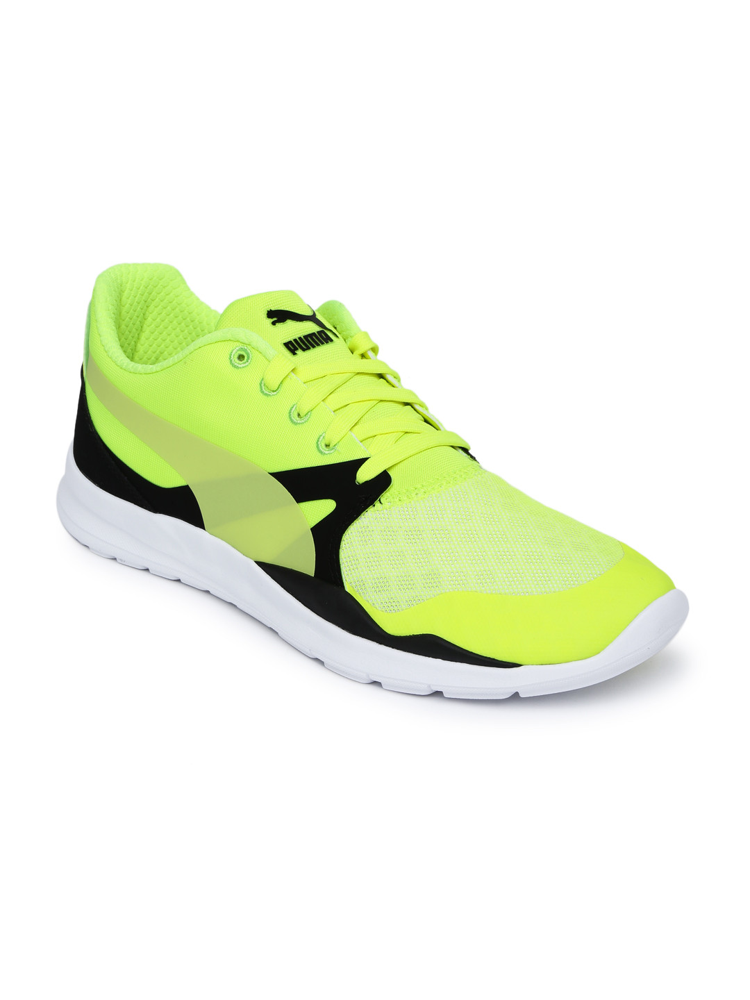 Buy Puma Men Neon Green Duplex Evo Sneakers - Casual Shoes for Men ...