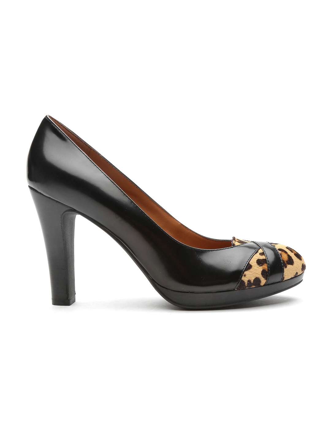 Buy Geox Respira Women Black Italian Patent Leather Pumps - Heels for ...