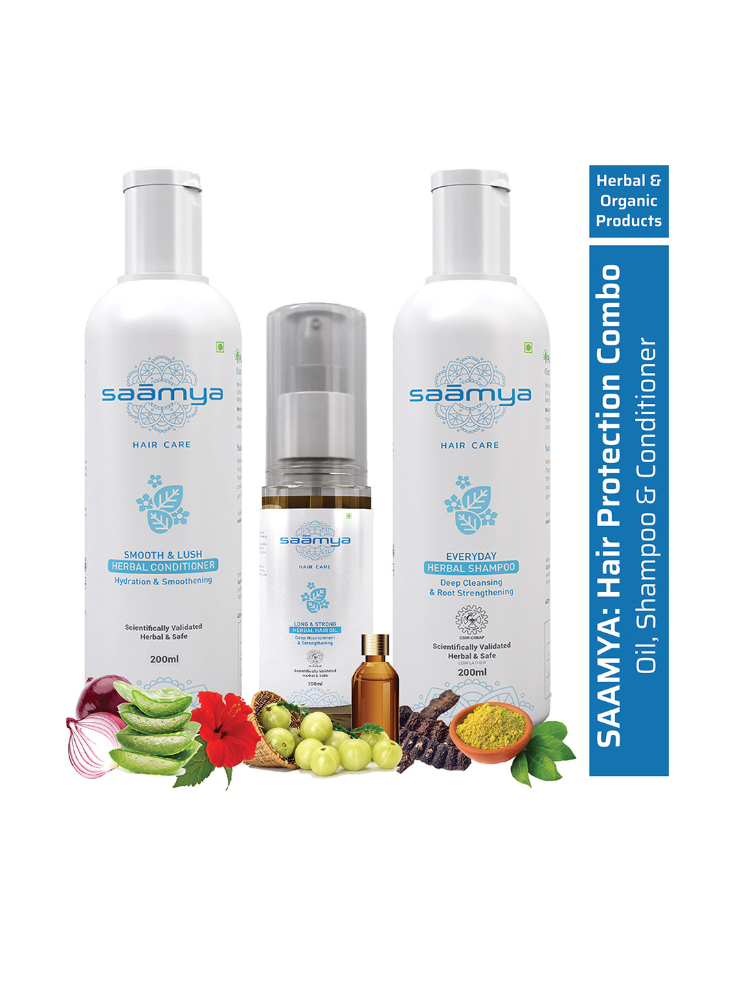 Buy Saamya White Shampoo And Conditioner Hair Care Kit - Hair Care Gift ...