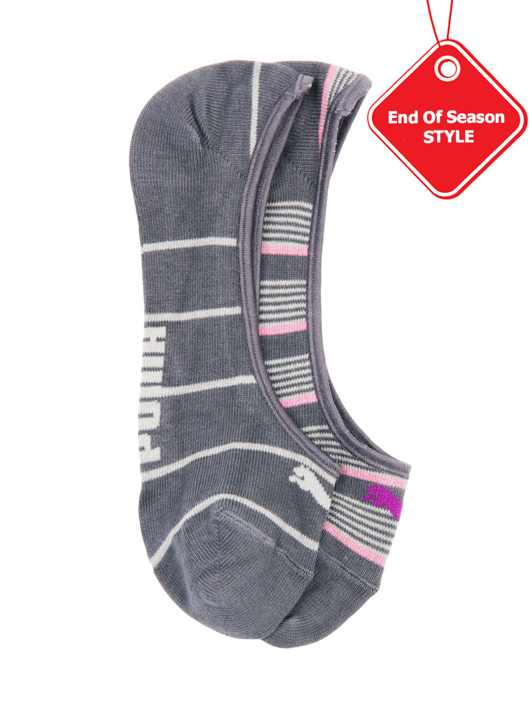 Buy PUMA Women Footie Pack Of 2 Socks - Socks for Women 1564594 | Myntra