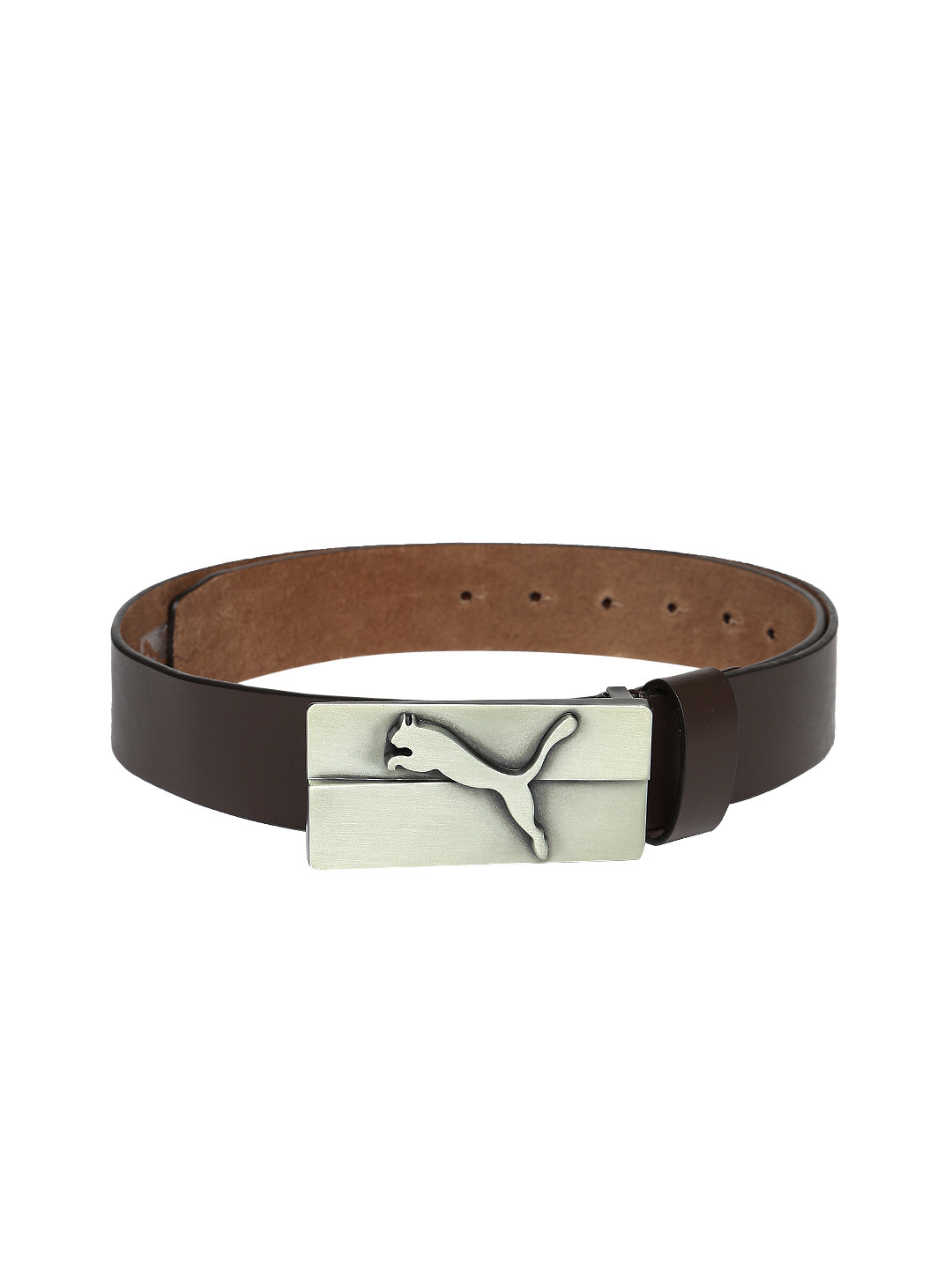 Buy PUMA Men Brown Leather Belt - Belts for Men 1564681 | Myntra