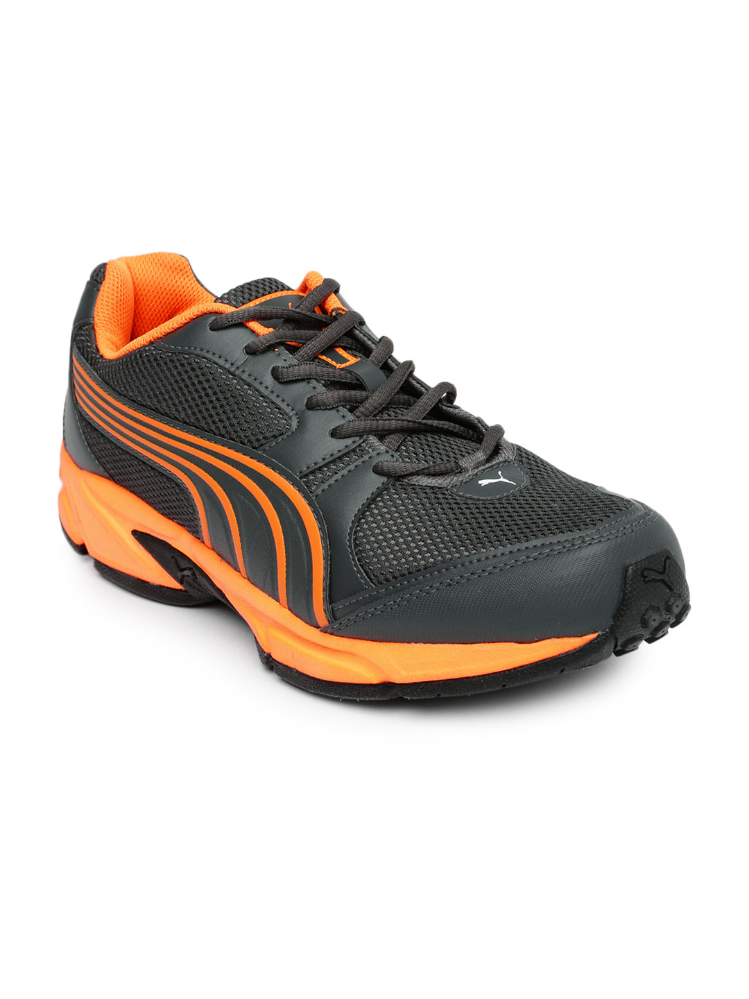 Buy PUMA Men Charcoal Grey Strike Fashion II DP Running Shoes - Sports ...