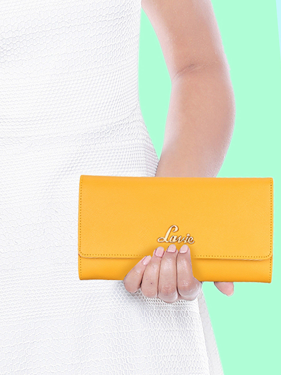 Buy Lavie Women Yellow Three Fold Purse - Wallets for Women 15655926 ...