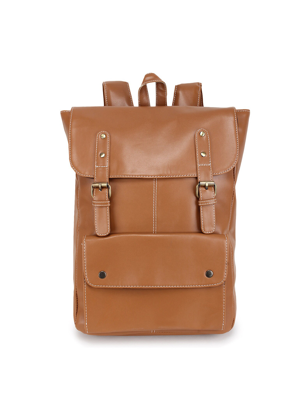 Buy Bagsy Malone Women Tan Solid Backpack - Backpacks for Women ...