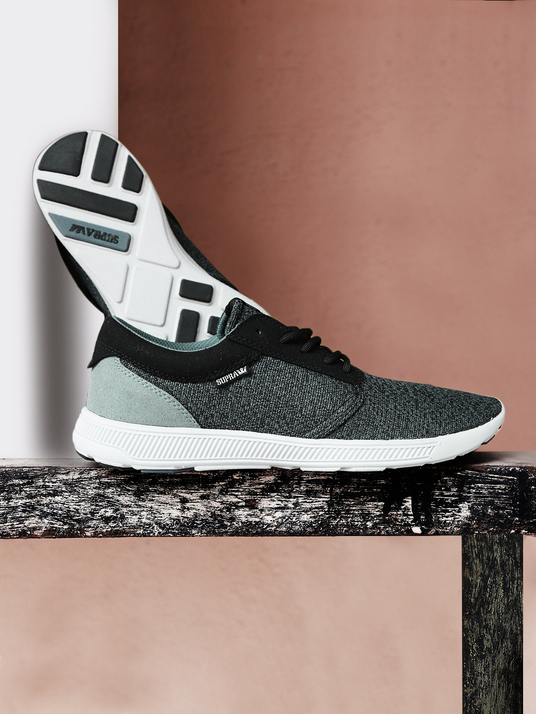 Buy Supra Men Blue Woven Regular Sneakers - Casual Shoes for Men ...