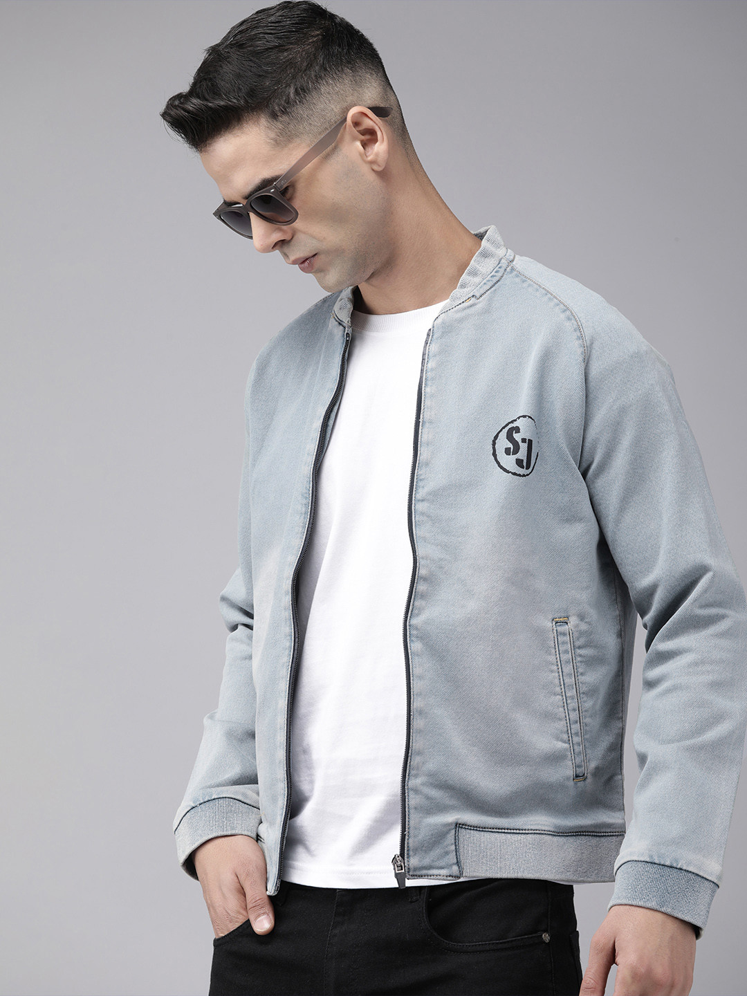 Buy SPYKAR Brand Logo Printed Denim Jacket - Jackets for Men 15678386 ...